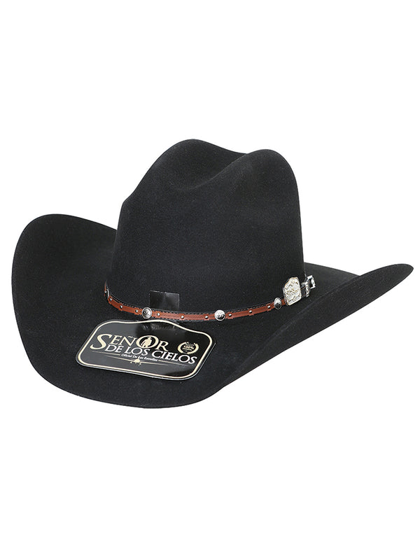 El Senor de los Cielos Felt Western Hat 50x Black 41675 – Astillero Boots